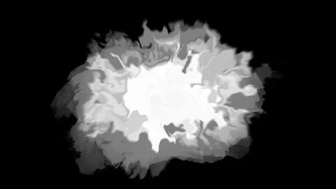 White ink splash effect on alpha backgro... | Stock Video | Pond5