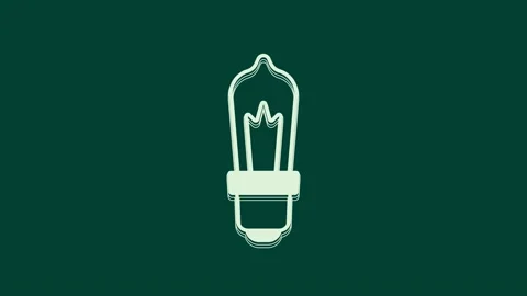 White Light bulb with concept of idea ic... | Stock Video | Pond5