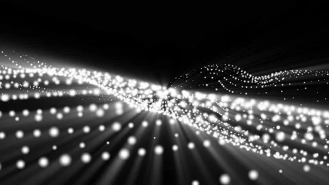 white light emitting animated particles.... | Stock Video | Pond5