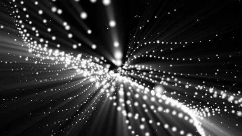 white light emitting animated particles.... | Stock Video | Pond5