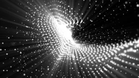 white light emitting animated particles.... | Stock Video | Pond5