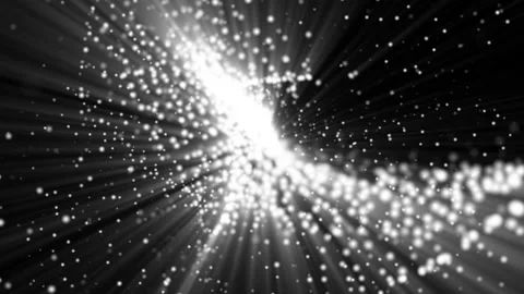white light emitting animated particles.... | Stock Video | Pond5