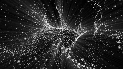 white light emitting animated particles.... | Stock Video | Pond5