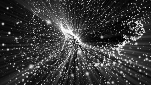 white light emitting animated particles.... | Stock Video | Pond5