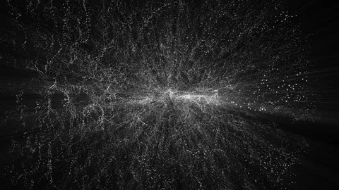 white light emitting animated particles.... | Stock Video | Pond5