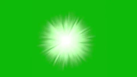 White light rays on green background. He... | Stock Video | Pond5
