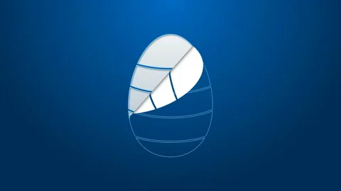Easter Egg Outline Stock Videos – Royalty-Free HD & 4K Videos