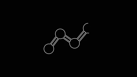 White line Graph, schedule, chart, diagr... | Stock Video | Pond5