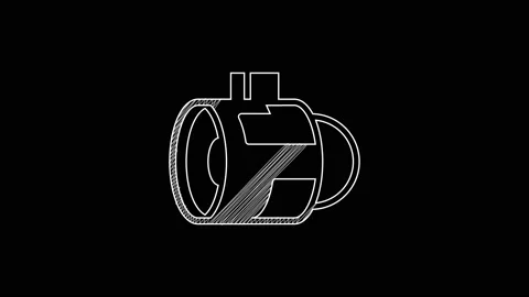 Jet Engine Icon Stock Video Footage | Royalty Free Jet Engine Icon ...