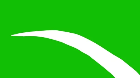 White lines animation on green screen 4k... | Stock Video | Pond5