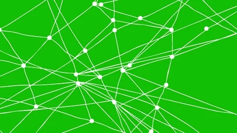 White lines animation on green screen 4k... | Stock Video | Pond5