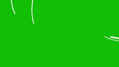 White lines animation on green screen 4k... | Stock Video | Pond5