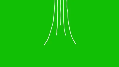 White lines animation on green screen 4k... | Stock Video | Pond5