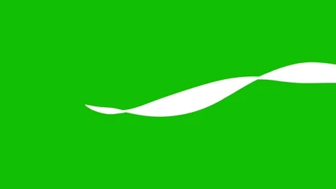 White lines animation on green screen 4k... | Stock Video | Pond5