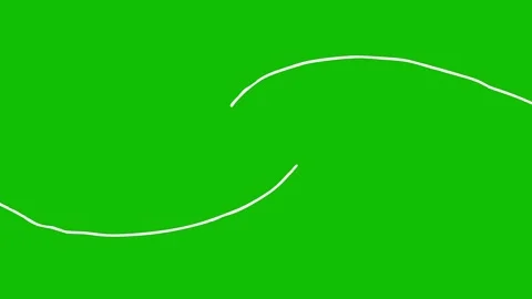 White lines animation on green screen 4k... | Stock Video | Pond5