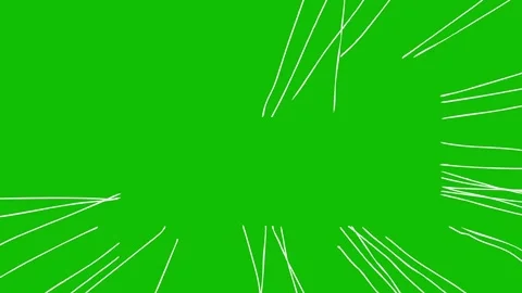 White lines animation on green screen 4k... | Stock Video | Pond5