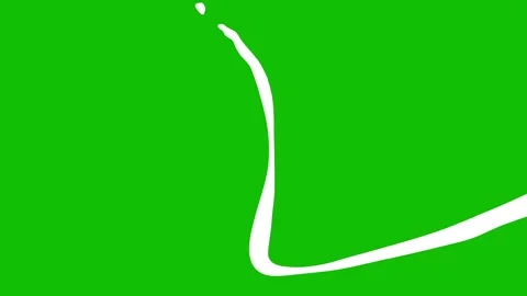 White lines animation on green screen 4k... | Stock Video | Pond5