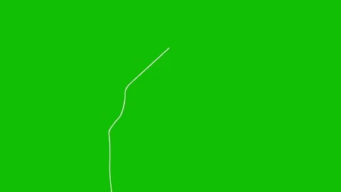 White lines animation on green screen 4k... | Stock Video | Pond5