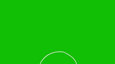 White lines animation on green screen 4k... | Stock Video | Pond5