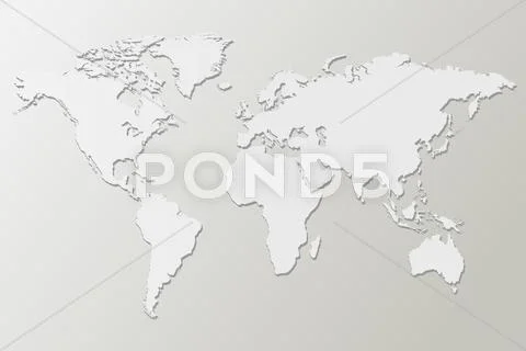 White map vector illustration ~ Clip Art #34294431