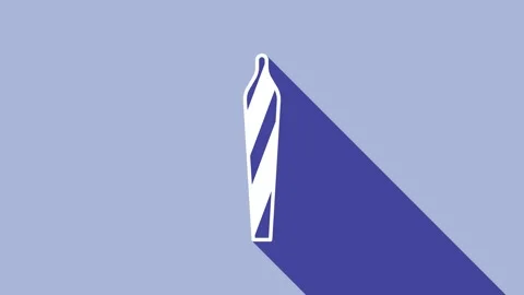 White Marijuana joint, spliff icon isola... | Stock Video | Pond5