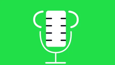 Microphone Green Screen Mic Stock Videos – Royalty-Free HD & 4K Videos