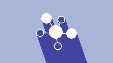 White Mind map infographic icon isolated... | Stock Video | Pond5