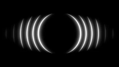 Radial Sound Waves Stock Footage ~ Royalty Free Stock Videos | Pond5