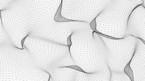 White net wave line animated white backg... | Stock Video | Pond5