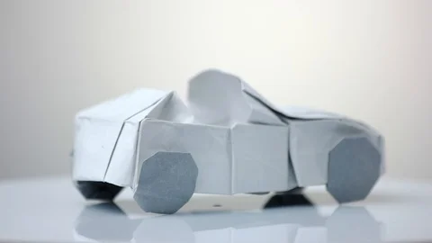 Car Origami Stock Video Footage | Royalty Free Car Origami Videos | Pond5