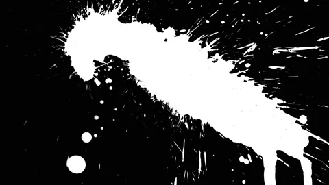 white paint splash, ink droplet, liquid ... | Stock Video | Pond5