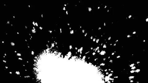 white paint splash, ink droplet, liquid ... | Stock Video | Pond5