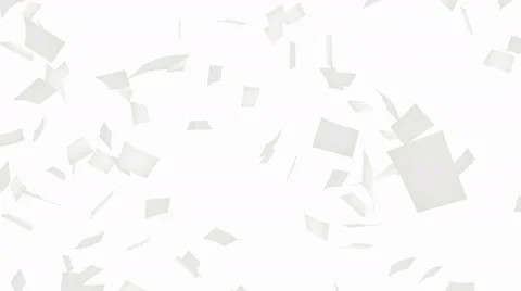 White paper falling - seamless loop, alp... | Stock Video | Pond5