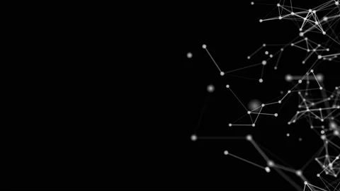White plexus on a dark background. White... | Stock Video | Pond5