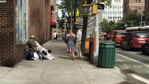 Homeless Black Man Stock Video Footage | Royalty Free Homeless Black ...