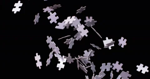Jigsaw Puzzle Pieces Falling Stock Videos – Royalty-Free HD & 4K Videos