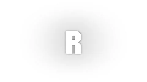 White r icon with shadow isolated on whi... | Stock Video | Pond5