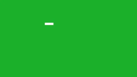 White rectangle animation on green scree... | Stock Video | Pond5