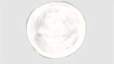 White rotating circle with manual drawin... | Stock Video | Pond5