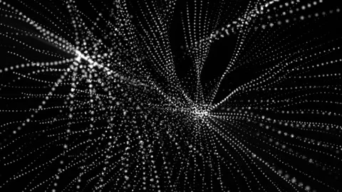 white round particles move slowly agains... | Stock Video | Pond5