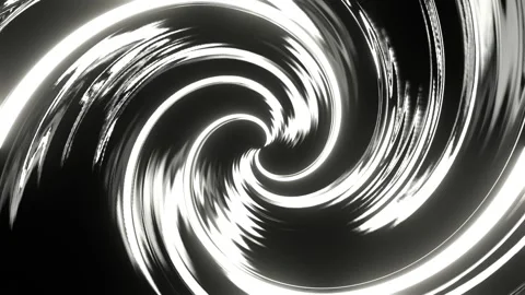 White Sci-Fi Neon Magnet Spiral Backgrou... | Stock Video | Pond5