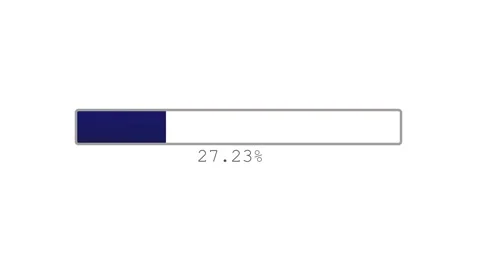 white screen progress bar | Stock Video | Pond5
