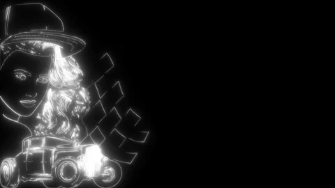 Hot Rod Silhouette Stock Videos – Royalty-Free HD & 4K Videos | Pond5