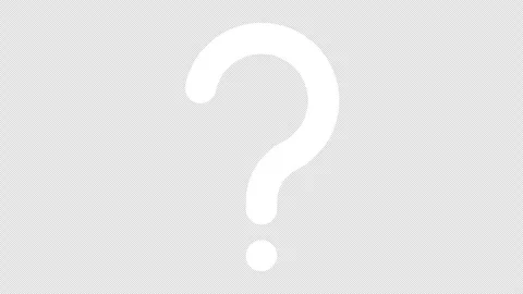 White simple question mark appearance an... | Stock Video | Pond5