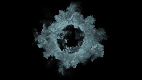 White smoke explosion shock | Stock Video | Pond5