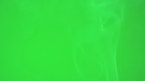 White smoke floating on green screen bac... | Stock Video | Pond5