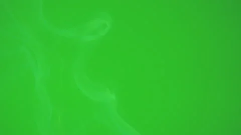 White smoke floating on green screen bac... | Stock Video | Pond5