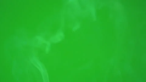 White smoke floating on green screen bac... | Stock Video | Pond5