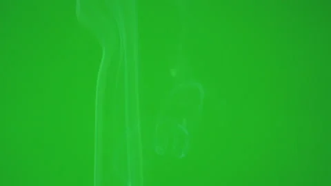 White smoke floating on green screen bac... | Stock Video | Pond5