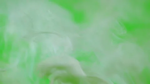 White smoke floating slow motion on gree... | Stock Video | Pond5